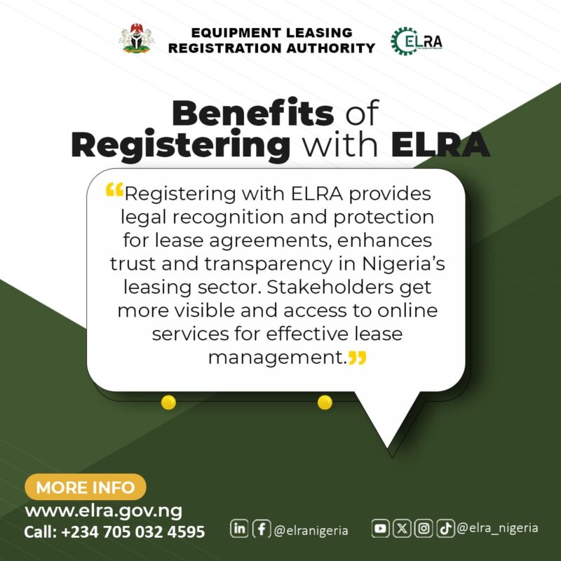 Registration Benefits – ELRA